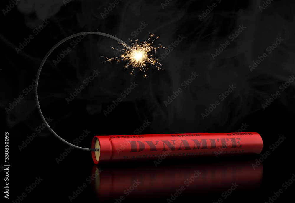 Dynamite stick Stock Illustration | Adobe Stock