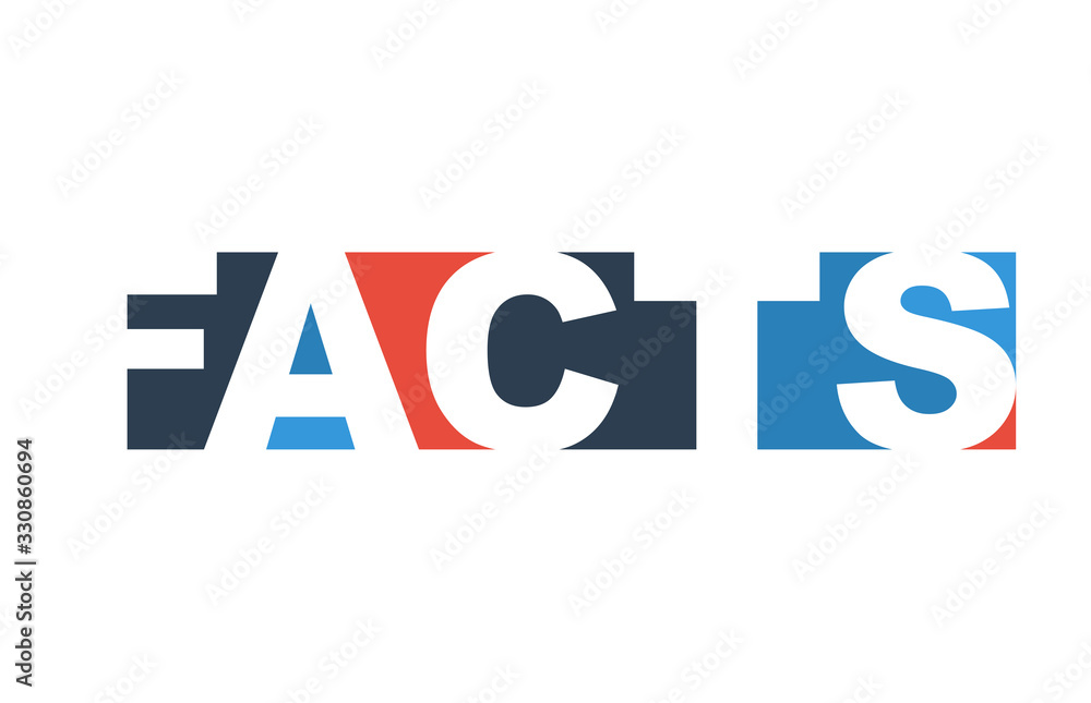 colorful vector illustration banner facts Stock Vector | Adobe Stock
