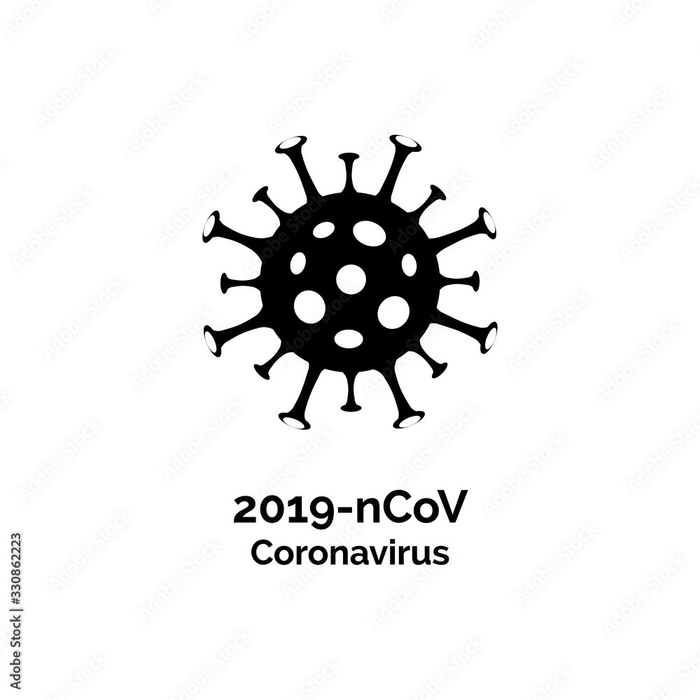 Coronavirus covid 19 vector icon. Pandemic corona virus illustration ...