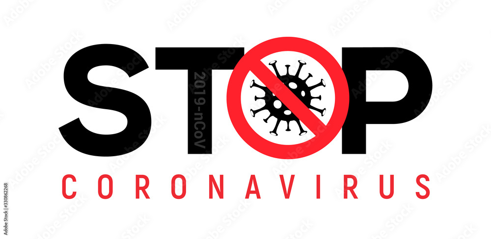 Stop coronavirus covid 19 vector quarantine poster. Pandemic corona ...