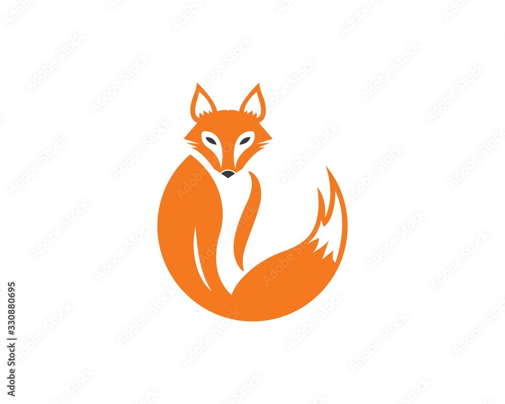 fox logo icon vector template Stock Vector | Adobe Stock