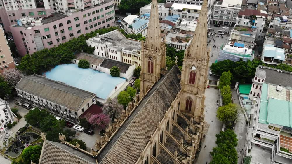 Shishi Sacred Heart Cathedral, a beautiful church located in Guangzhou ...