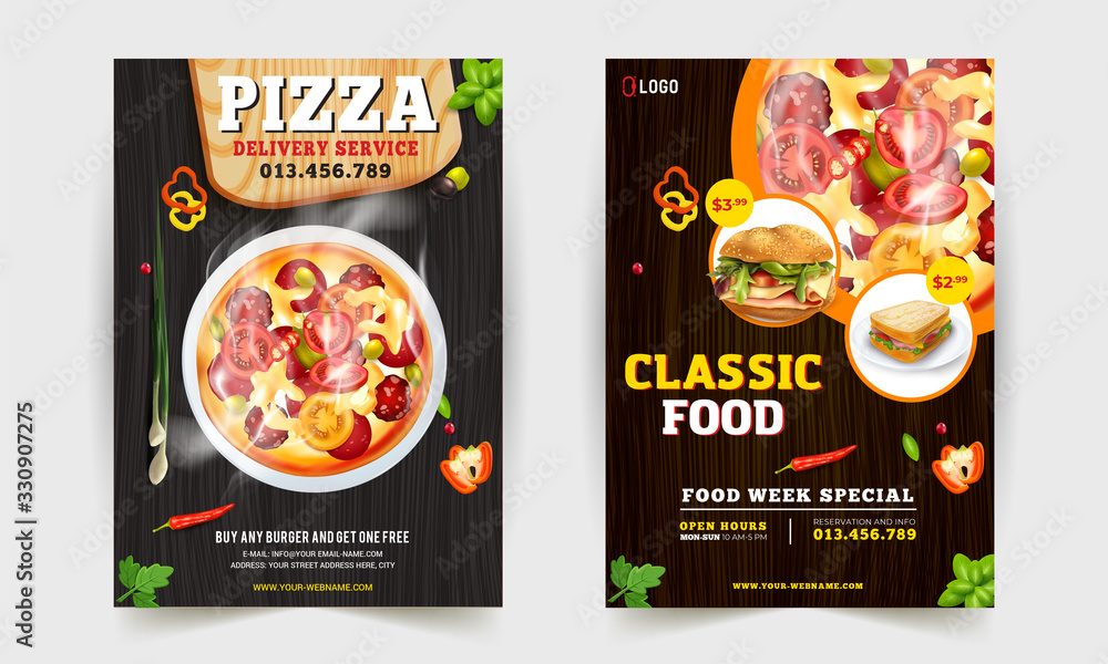 Food Poster Design Templates