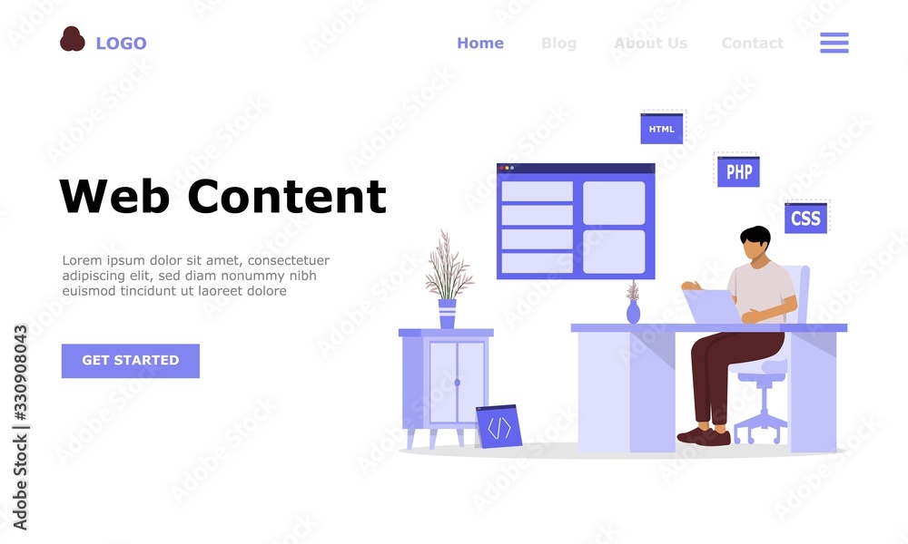 Programmer and Engineering Development Vector Illustration Concept ...