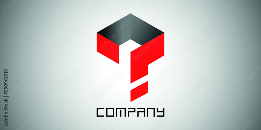 Question mark sign 3d paper folding logo design vector Stock Vector ...