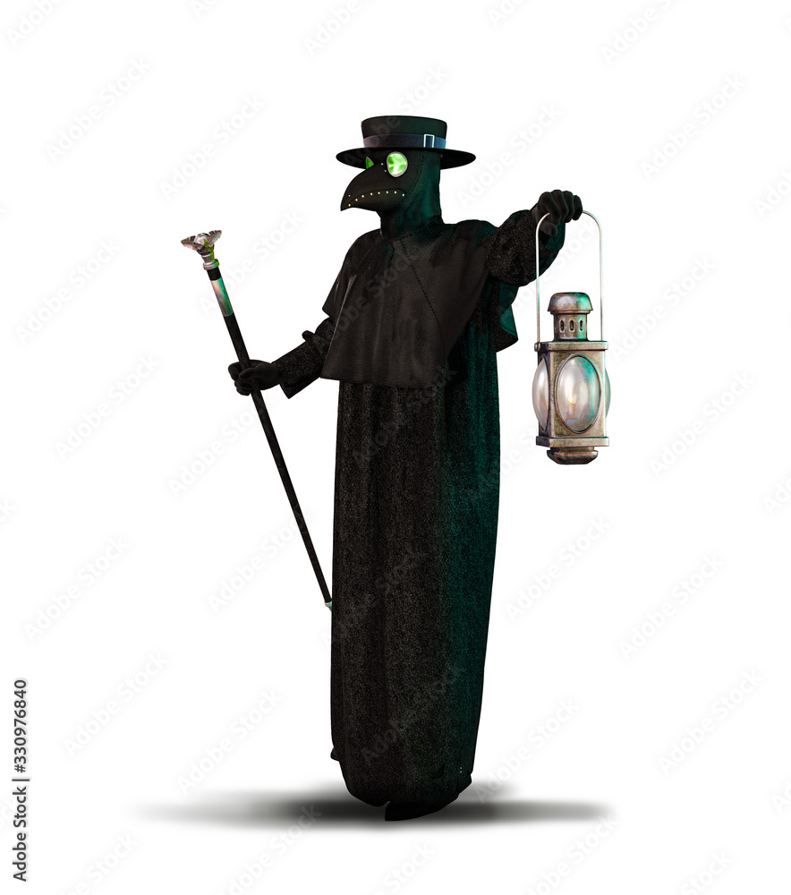 Medieval Plague Doctor Schnabel Stock Illustration | Adobe Stock