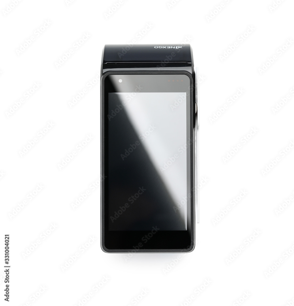 Nexgo N3 pos terminal isolated over white background Stock Photo ...