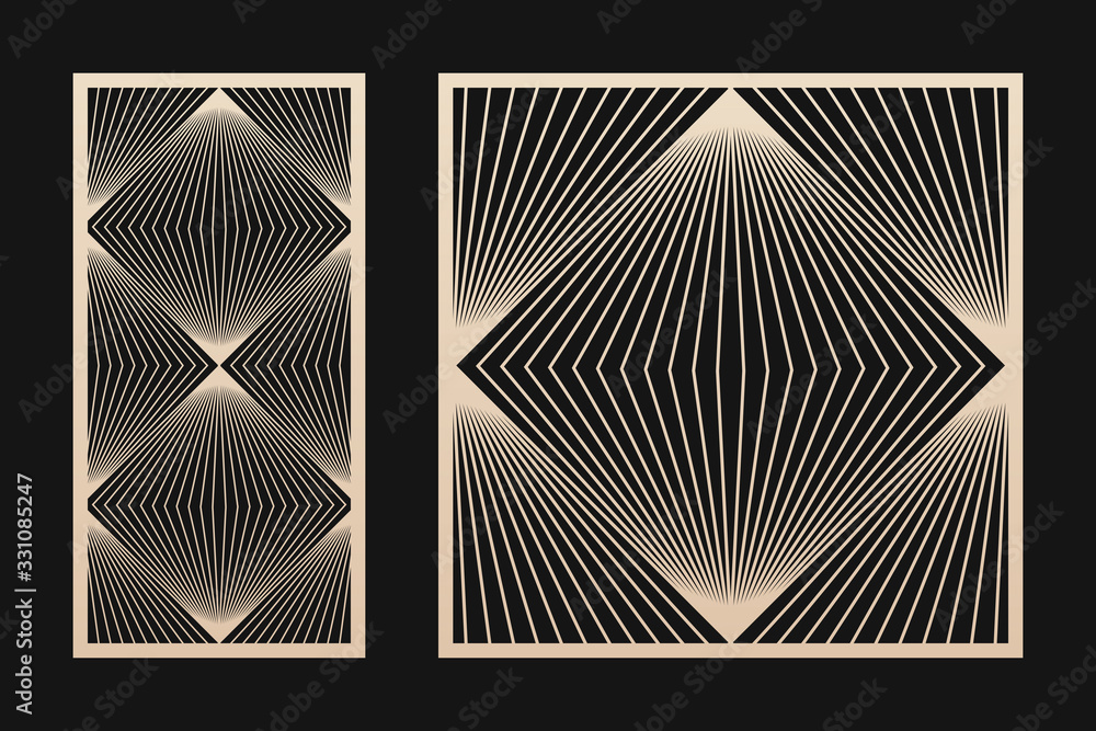 Abstract Stencil Art