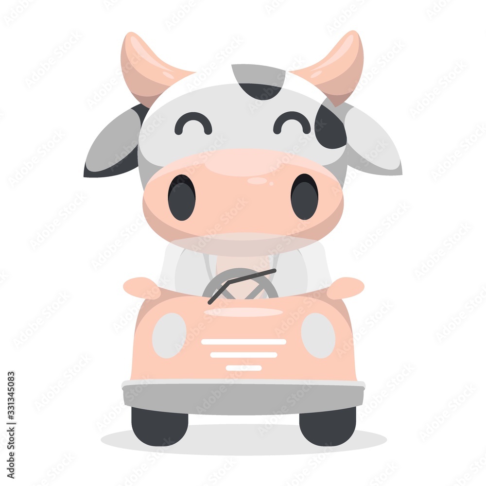 cute cow driving car mascot cartoon Stock Vector | Adobe Stock cute cow driving car mascot cartoon Stock Vector | Adobe Stock