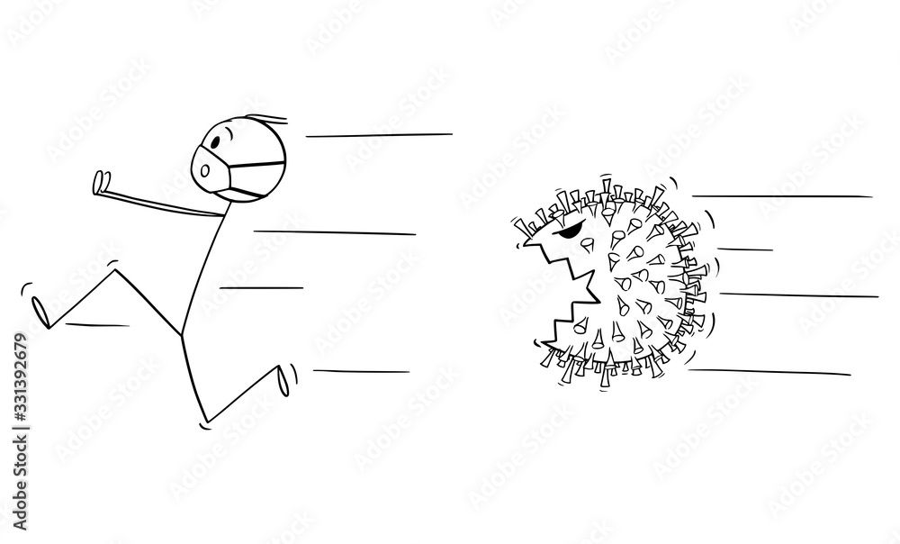 Vecteur Stock Vector cartoon stick figure drawing conceptual ...