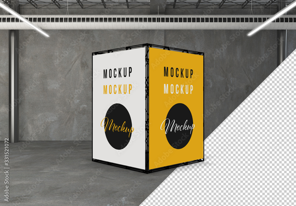 Exhibition Billboard Mockup Stock Template | Adobe Stock