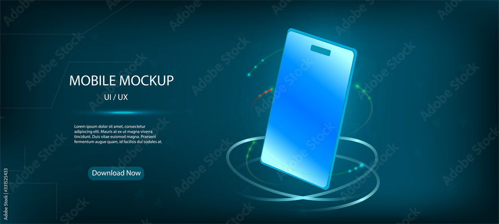 Isometric mobile phone. 3d isometric vector illustration. Smartphone at ...