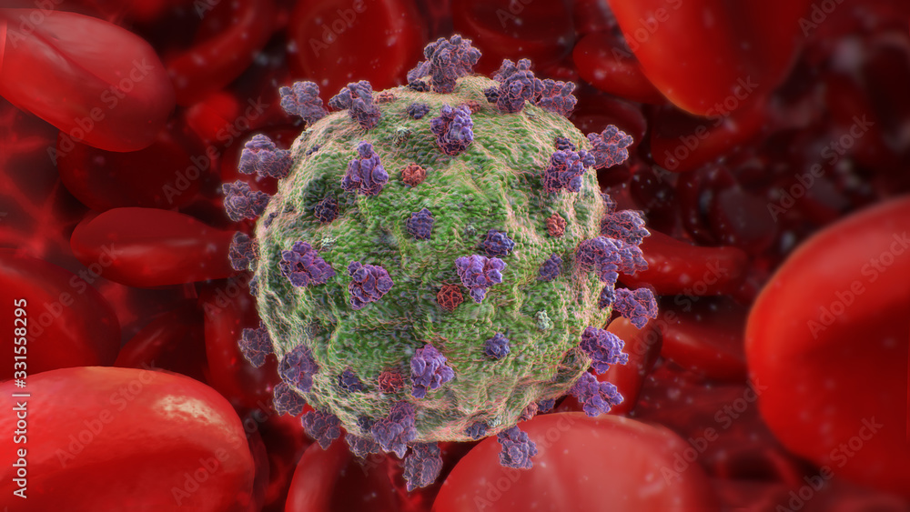 Corona Virus SARS - Cov 2 Covid-19 Stock Illustration | Adobe Stock
