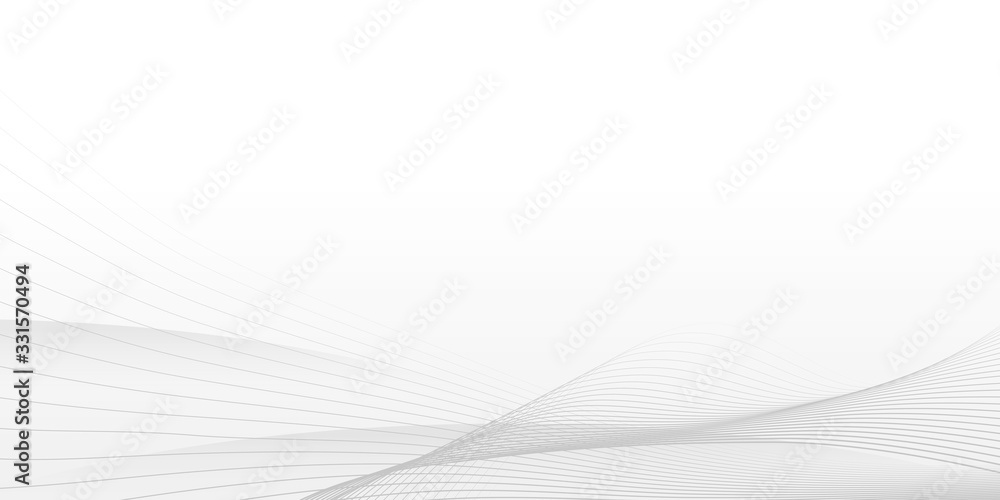 White abstract presentation background with curved line Stock Vector ...