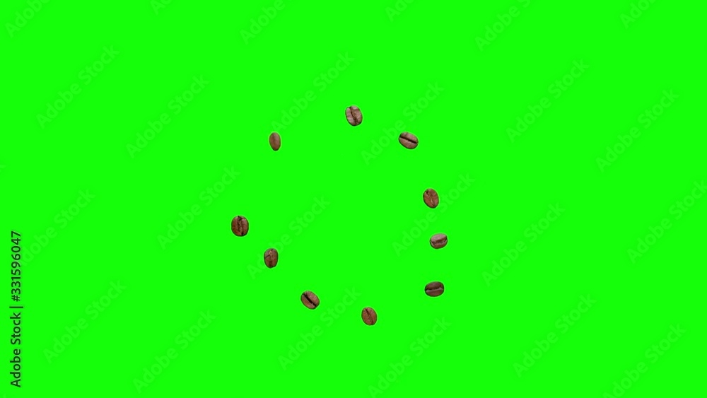 Digits stop motion animation from 0 to 9. Coffee Animation template on ...