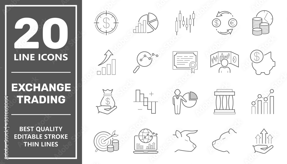 Online trading flat illustration concept. Modern flat design concepts ...