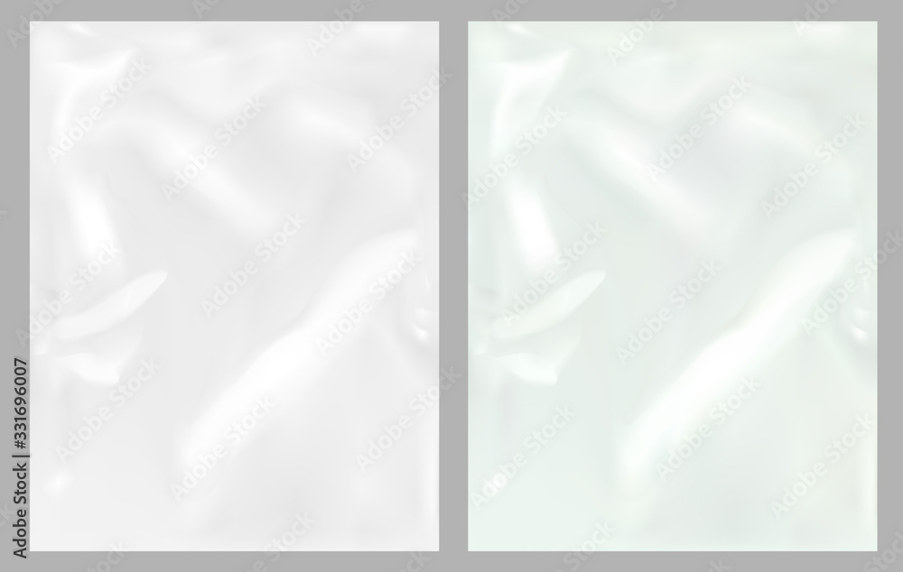 Vector transparent plastic wrapper texture Stock Vector | Adobe Stock
