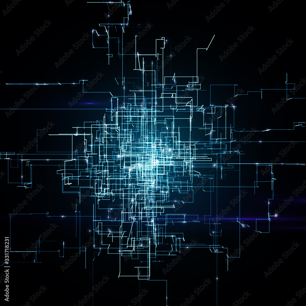 Digital Connectivity, Artificial Intelligence And Data Storage Concept ...