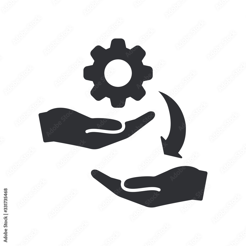 Transferring skill icon vector illustration Stock Vector | Adobe Stock