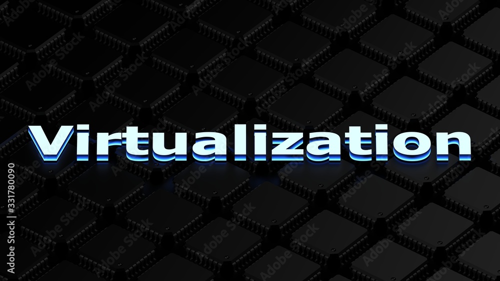 Virtualization Stock Illustration | Adobe Stock