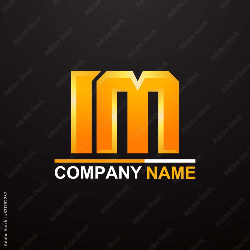IM initial logo monogram designs modern templates sign, logo, abstract ...