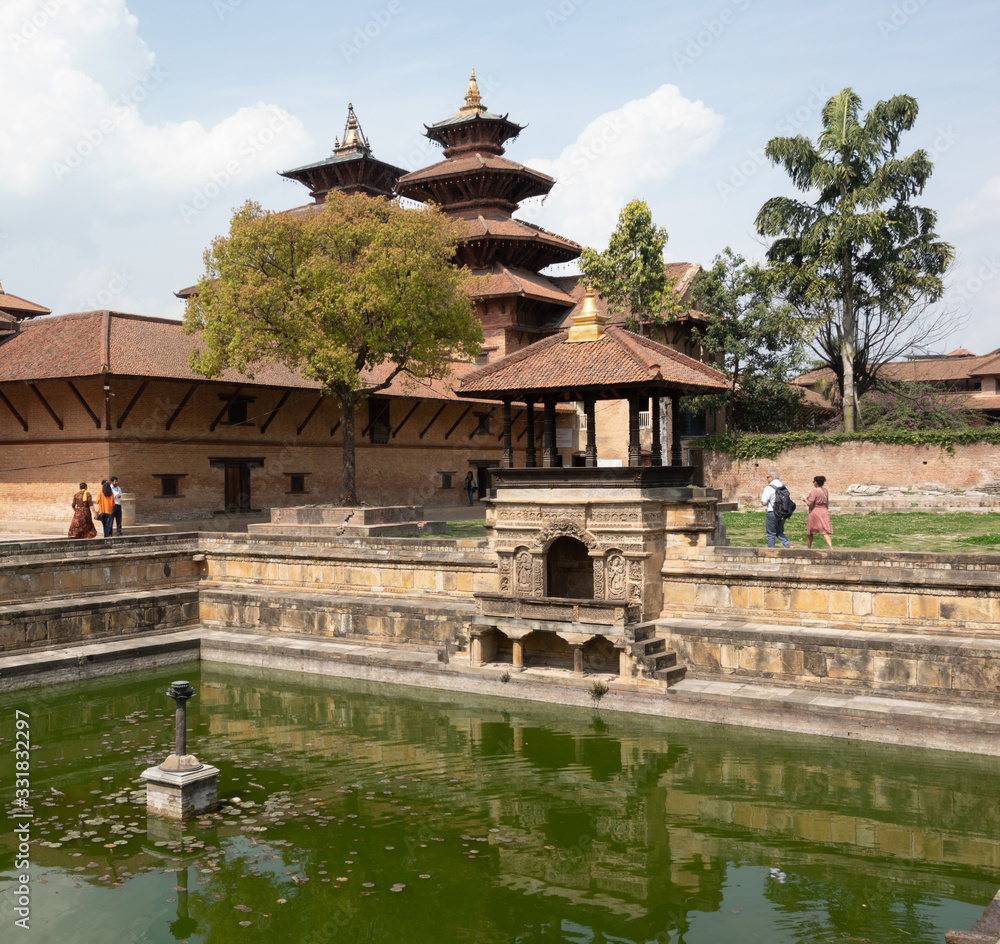Patan Durbar Marg UNESCO World Heritage Site Kathmandu Nepal Stock ...