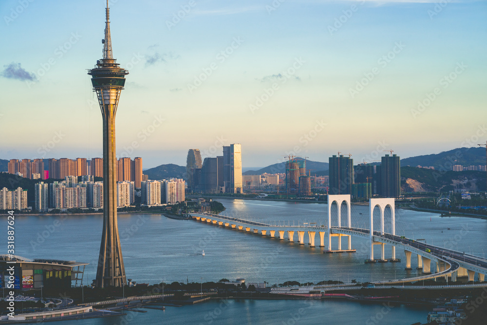 Macau tower View Stock Photo | Adobe Stock