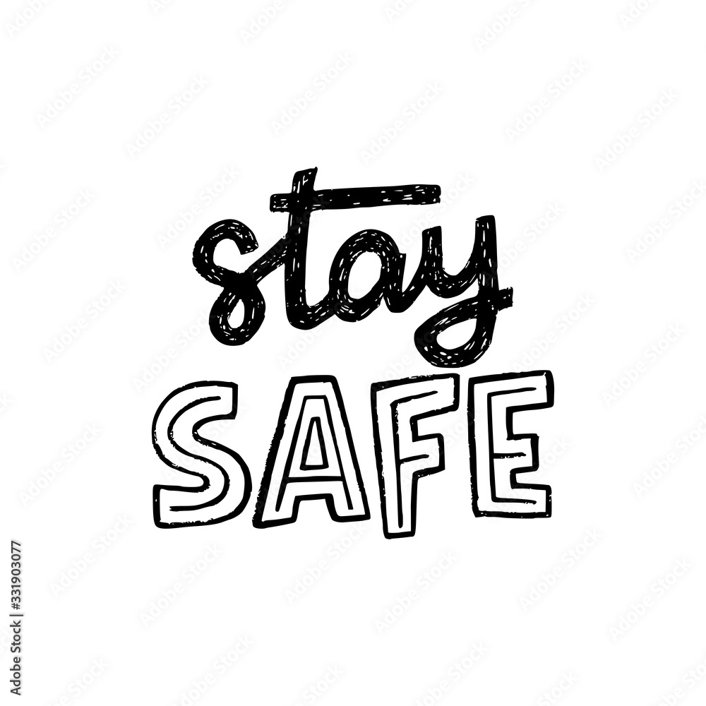 Keep Hands Clean hand lettering inscription for motivational hygiene ...