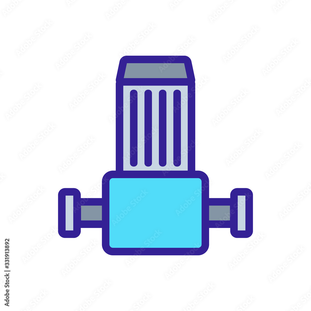 adjusting water pump icon vector. adjusting water pump sign. color ...