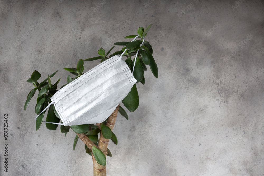 Contamination with disposable masks. Waste from the coronavirus ...