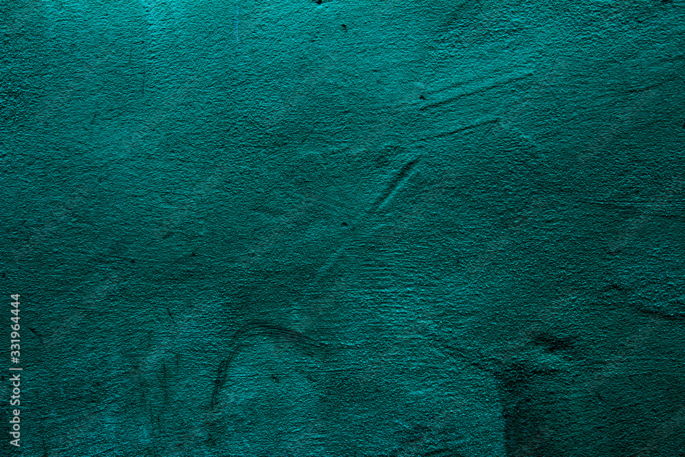 Petrol colored wall texture background with textures of different ...