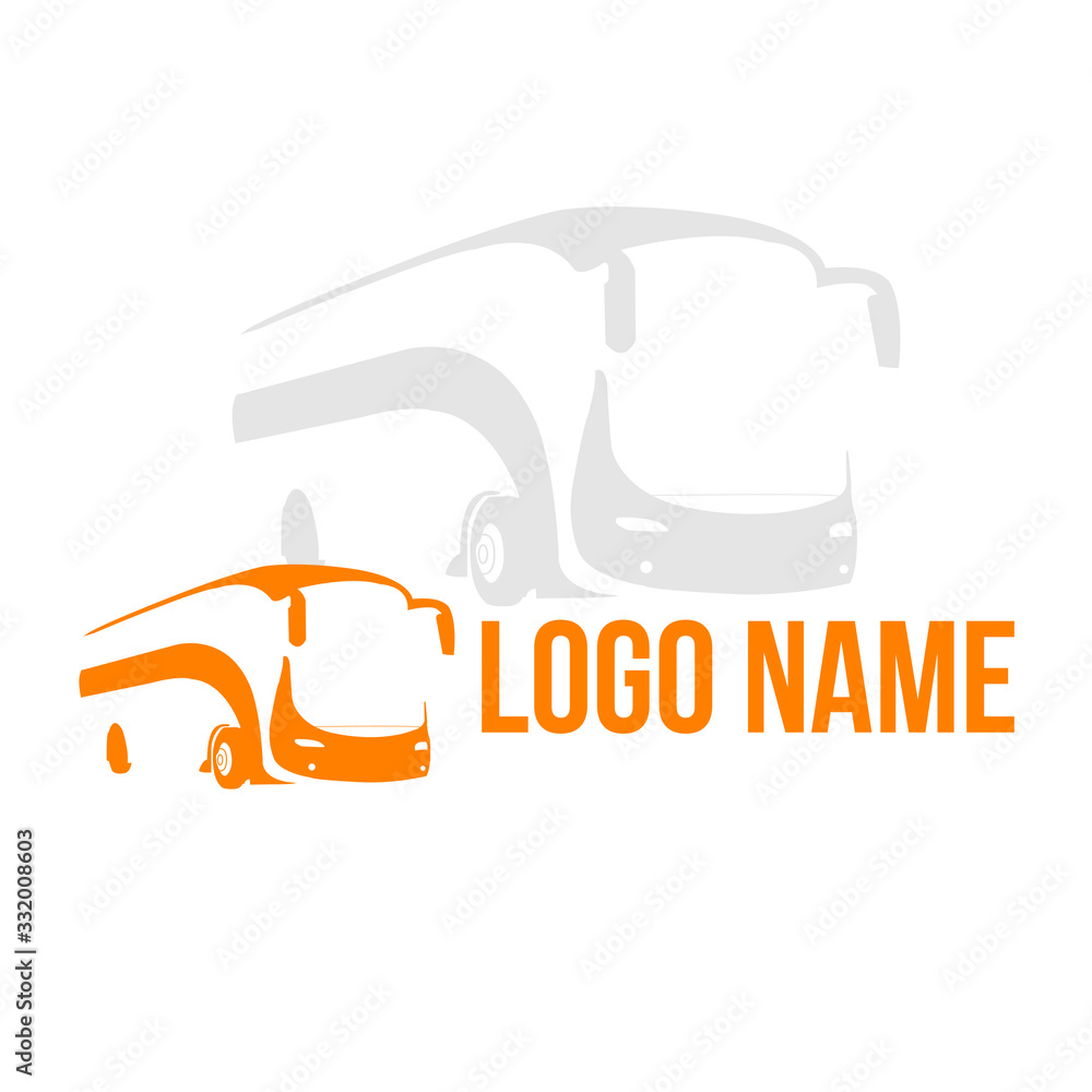 Bus Transportation logo design - VECTOR Stock Vector | Adobe Stock
