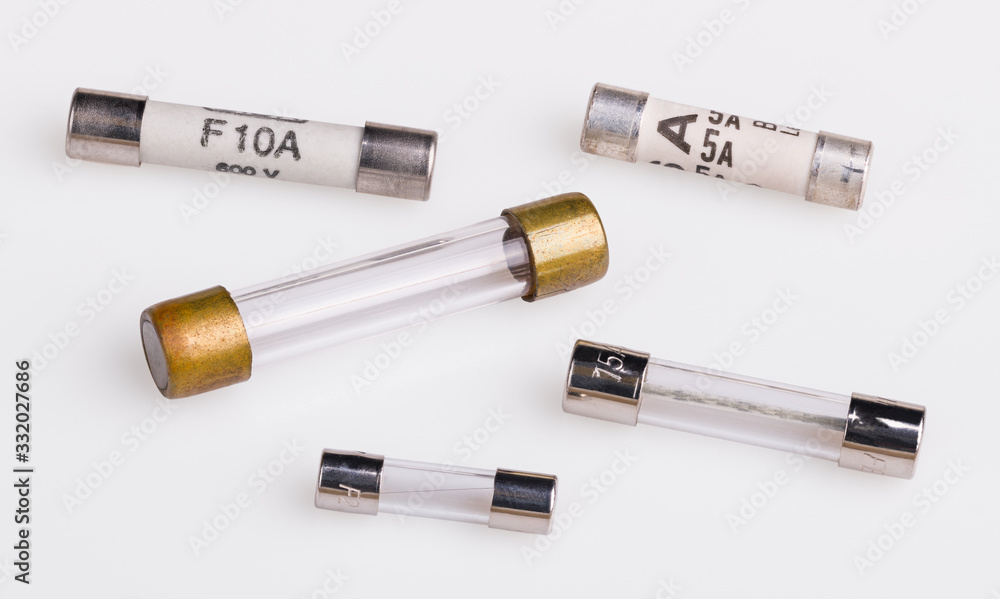 Set of miniature electrical fuses for overcurrent protection in ...