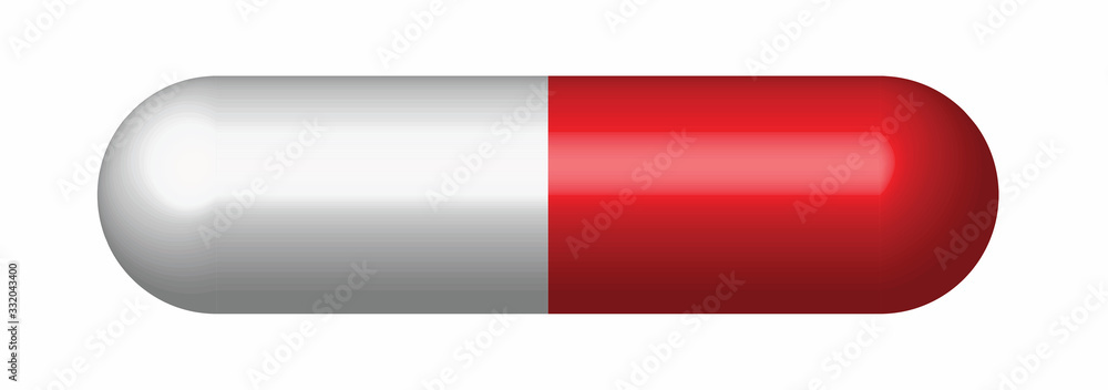 blank capsule Stock Illustration | Adobe Stock