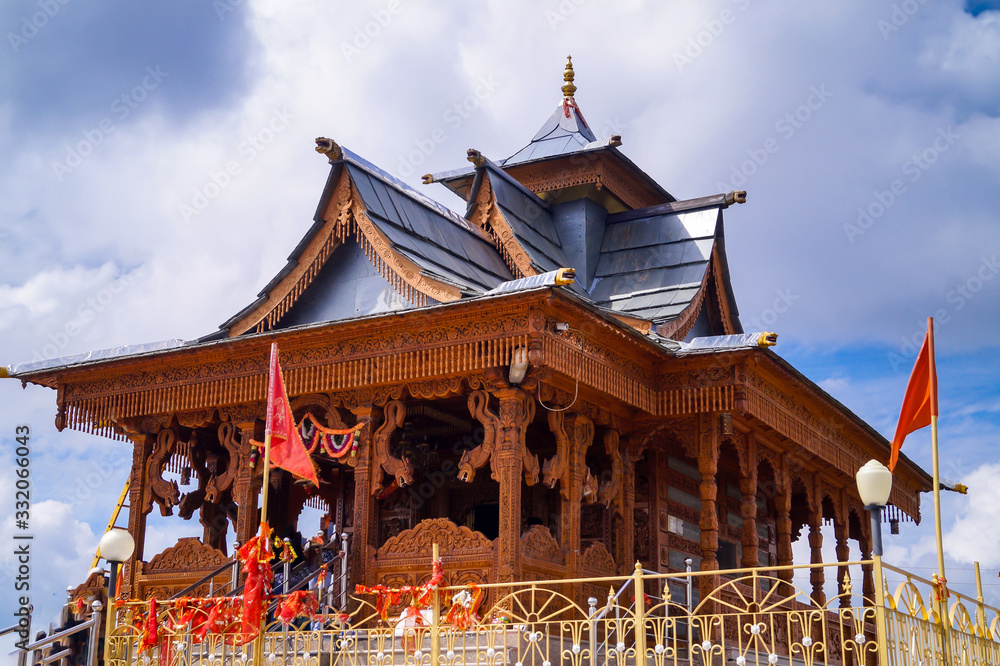 Goddess Kali temple commonly known as Hatu temple at Shimla Himachal ...