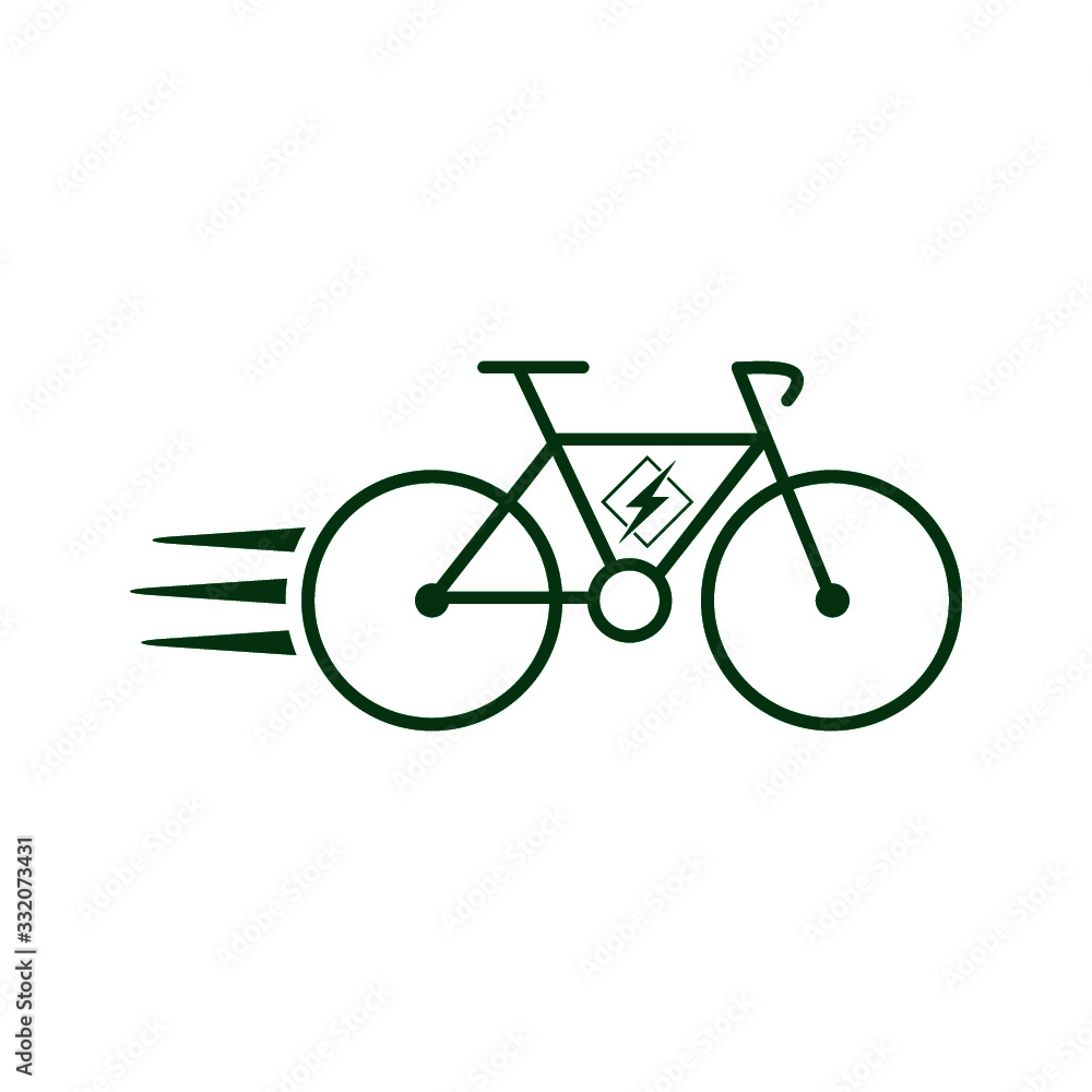 E-Bike, E Bike sign, Electric bike, Electric bicycle icon isolated on ...