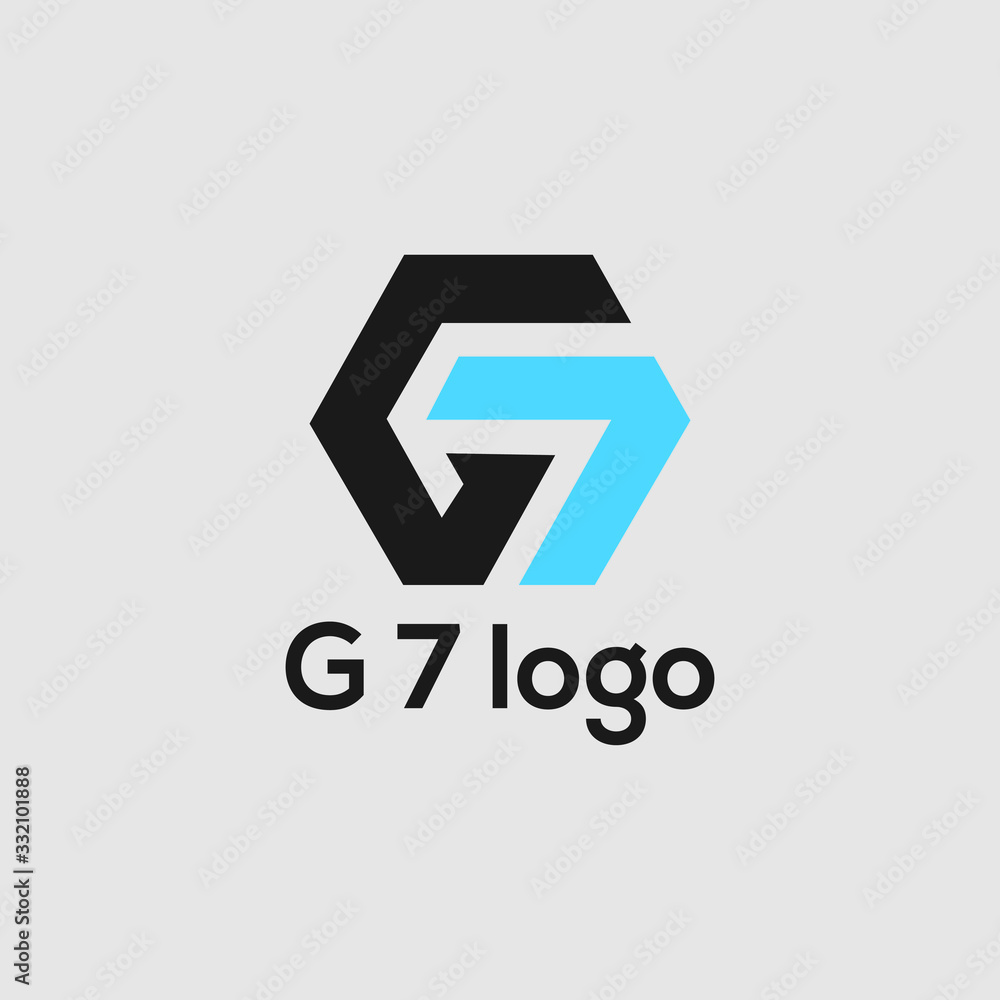 Vetor de G7 logo do Stock | Adobe Stock