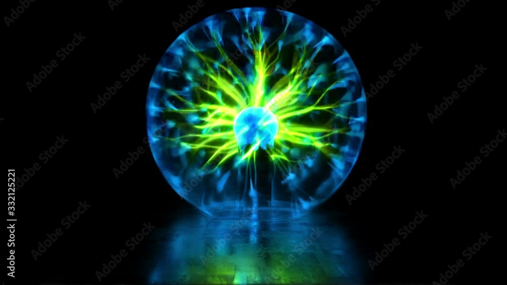 Plasma ball discharge lamp with high voltage lightning. Experiments ...