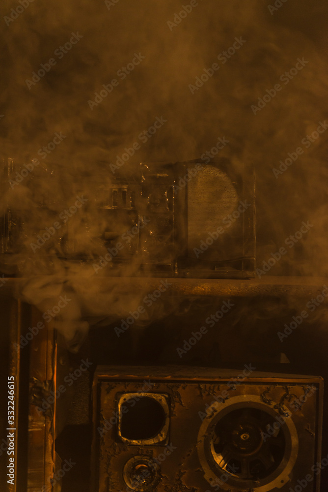 house burned inside Stock Photo | Adobe Stock