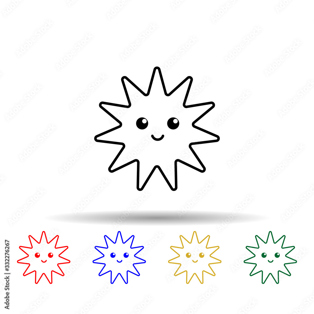 Platelet multi color icon. Simple thin line, outline vector of blood ...