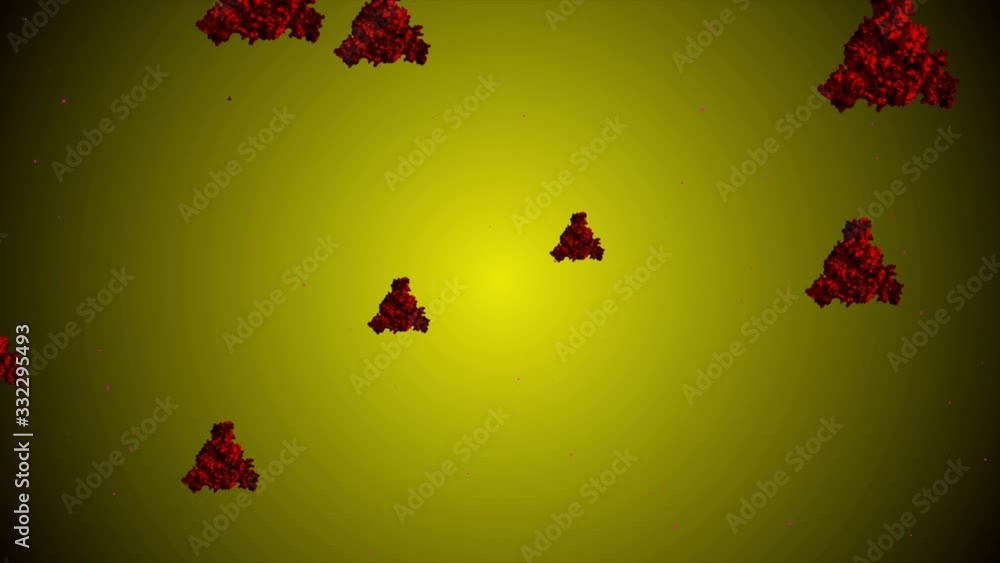 Coronavirus Covid-19 Infected virus 2019-ncov pneumonia in blood ...