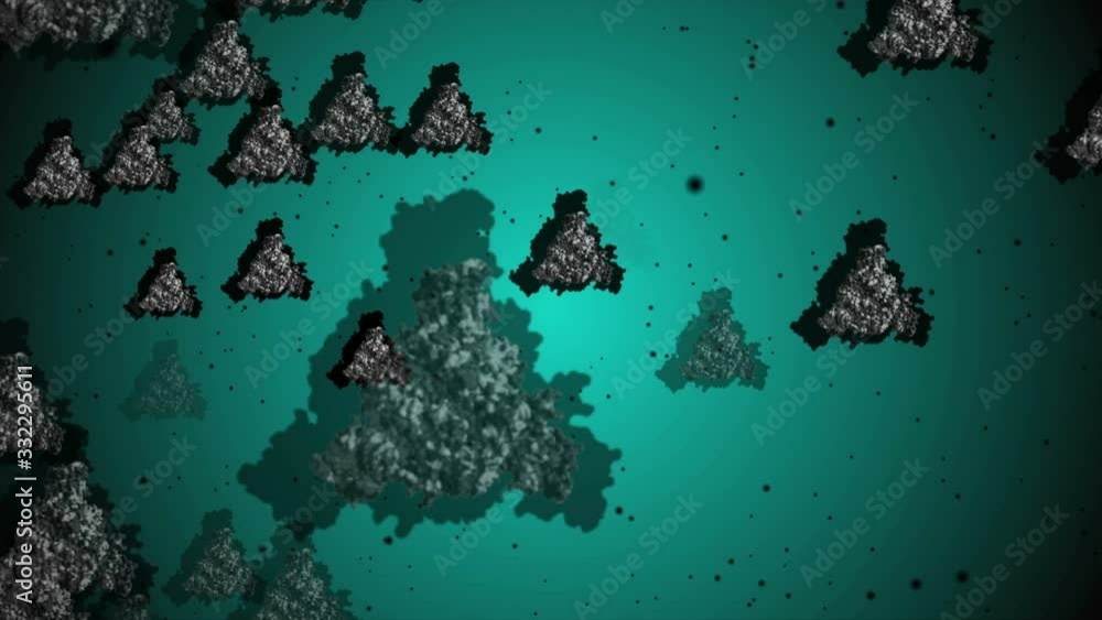 Coronavirus Covid-19 Infected virus 2019-ncov pneumonia in blood ...