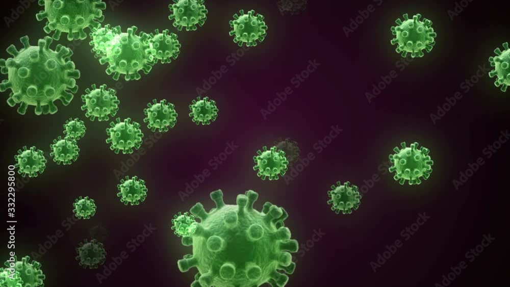 Coronavirus Covid-19 Infected virus 2019-ncov pneumonia in blood ...