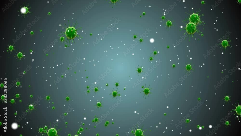 Video „Medical illustration 2d, 3d animation background of cells ...