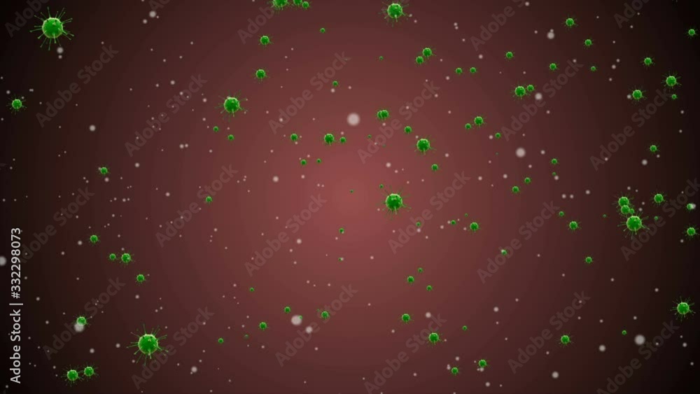 Video „Medical illustration 2d, 3d animation background of cells ...