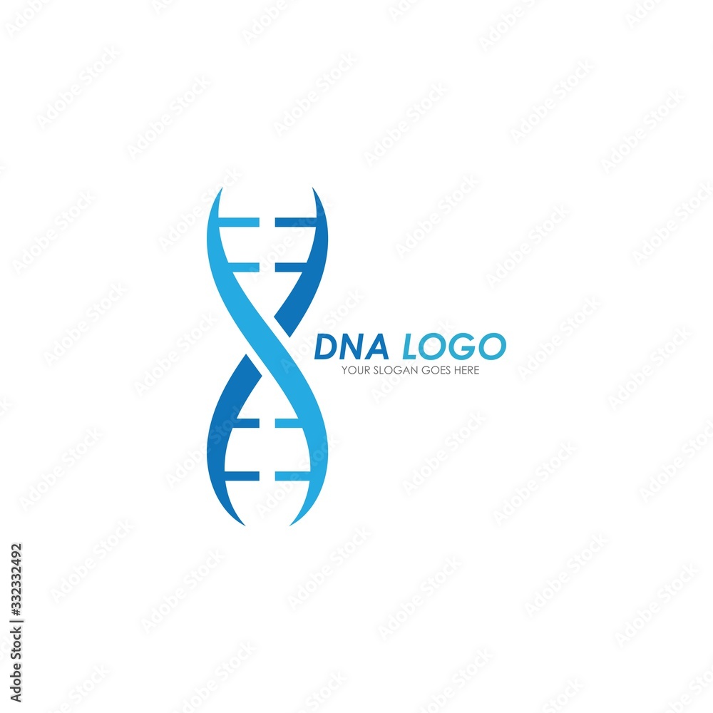 DNA vector logo design template.modern medical logotype.laboratory ...