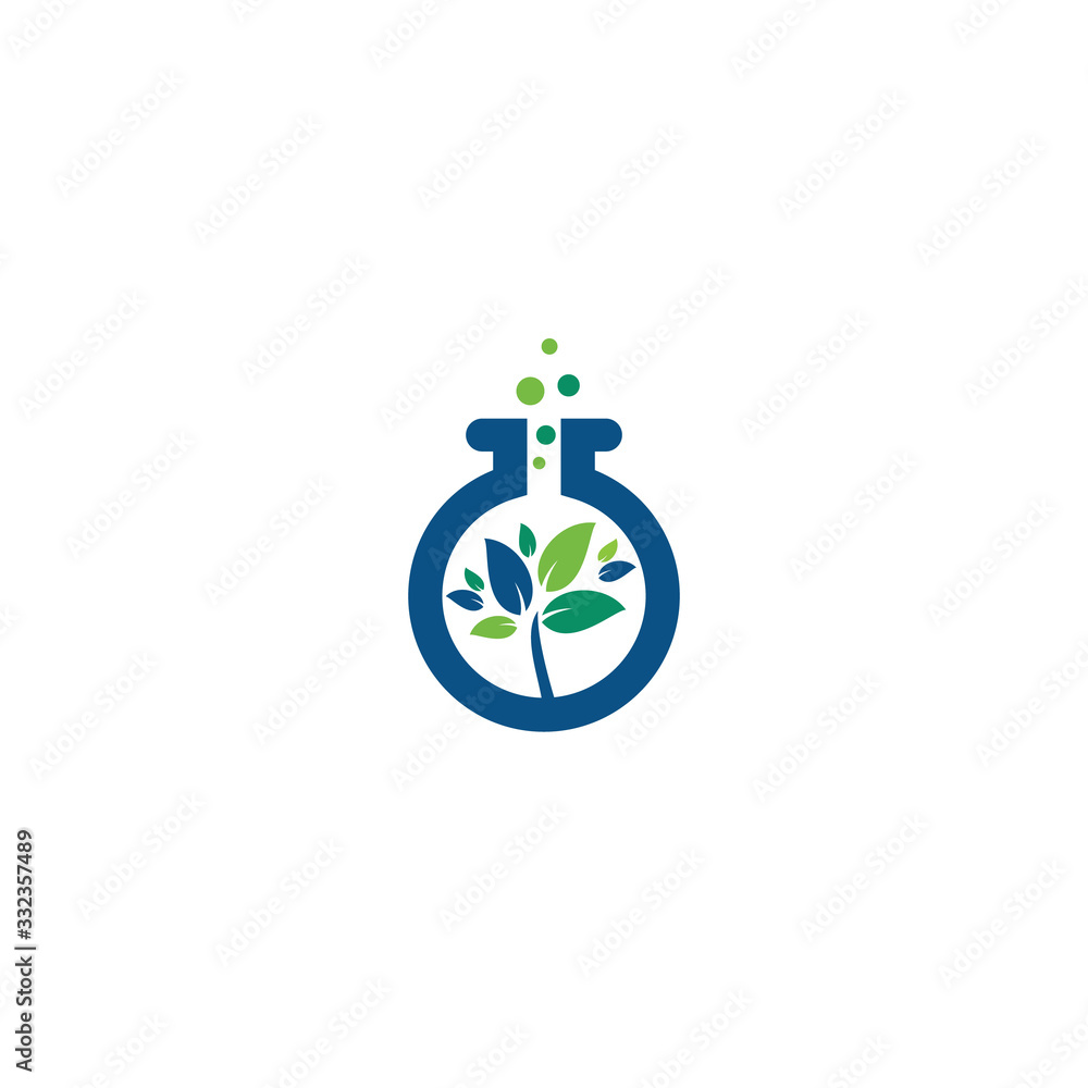 Green lab logo design. Green tree for Lab logo design inspiration ...