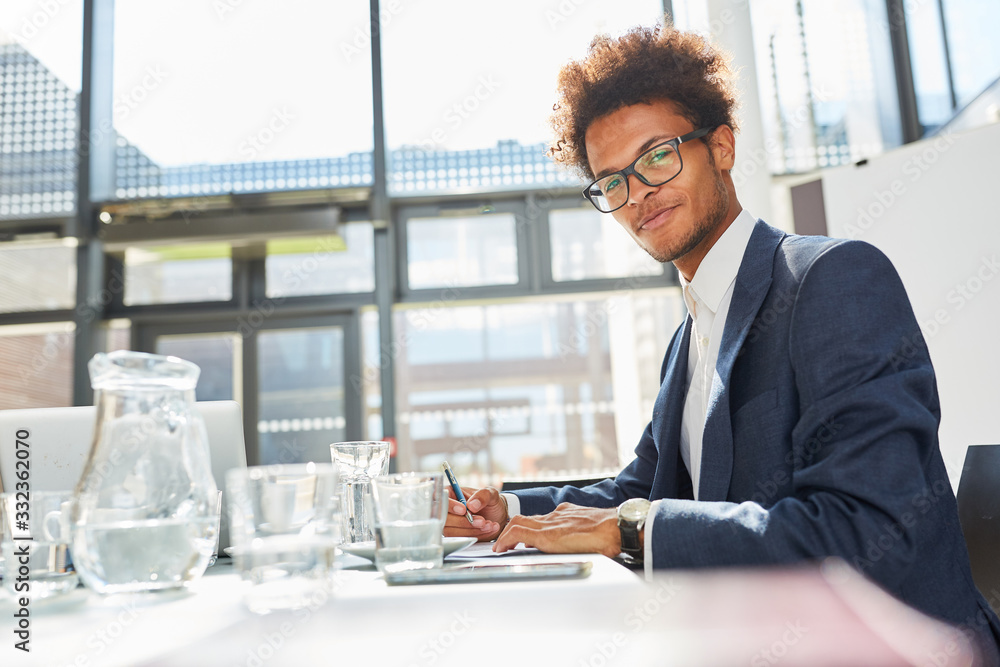 African business start-up founder in the office Stock Photo | Adobe Stock