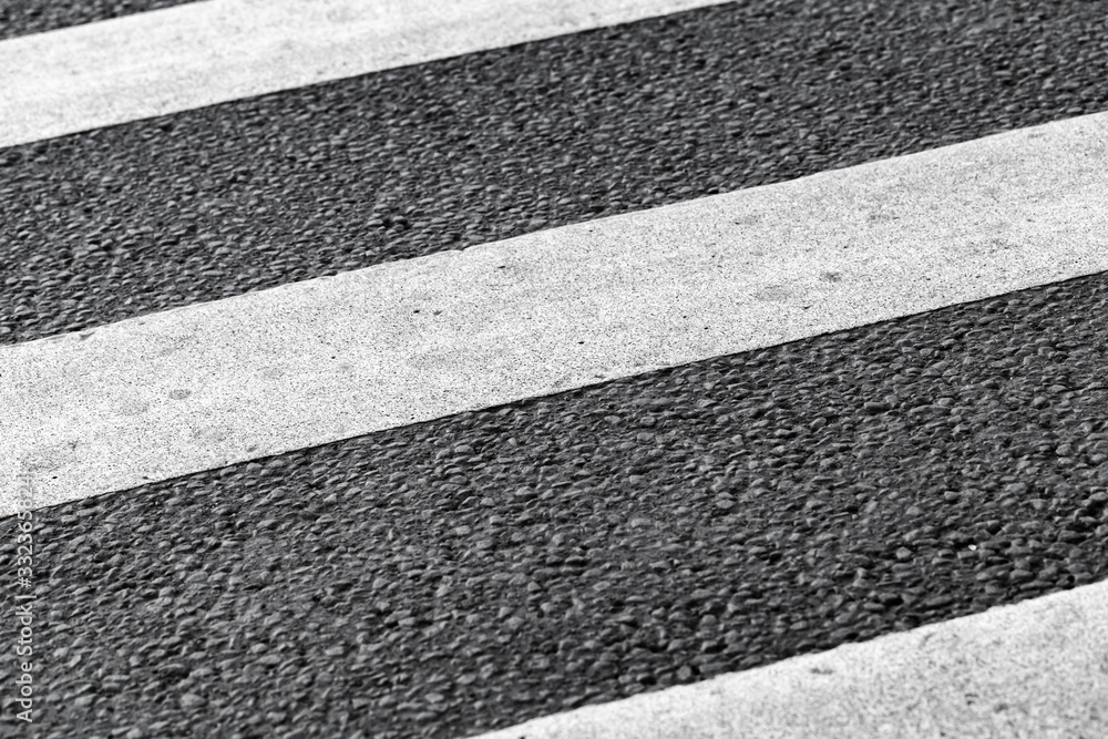 Zebra pattern. Pedestrian crossing road marking Stock Photo | Adobe Stock