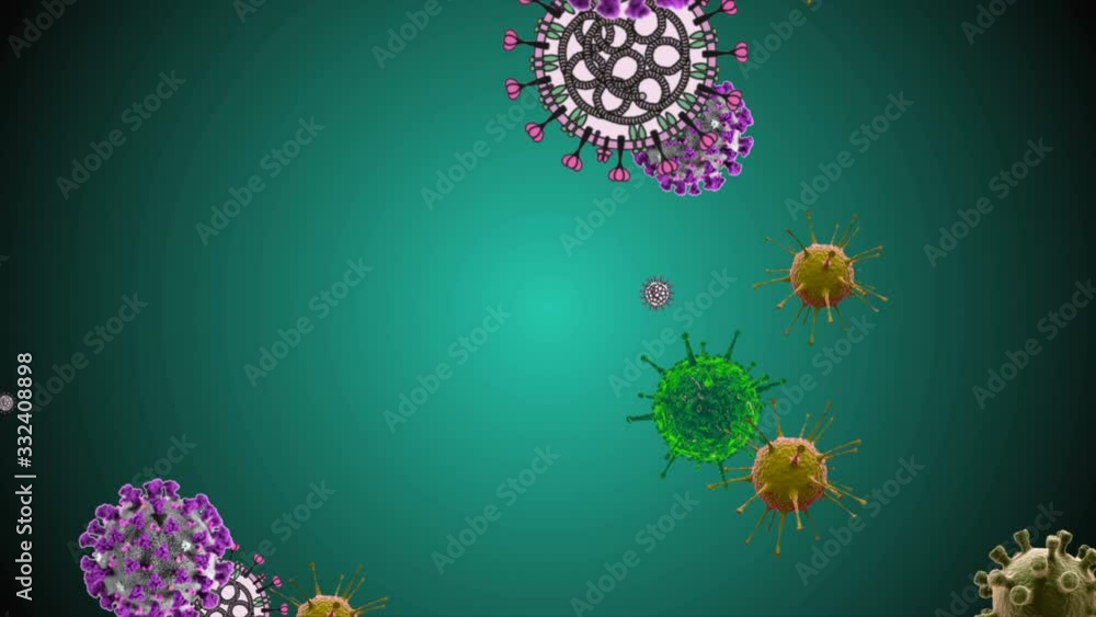 Video „Medical illustration 2d, 3d animation background of cells ...